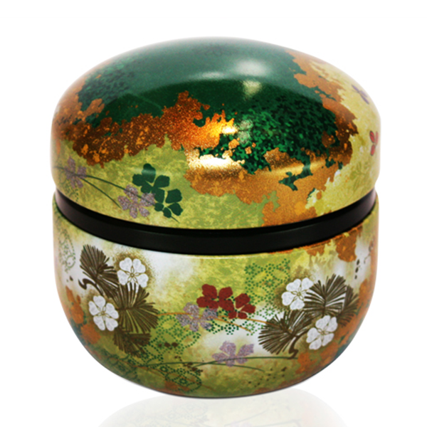 Hana-Zoroe Green Tea Canister 150g | Traditional Japanese Tea Canister ...